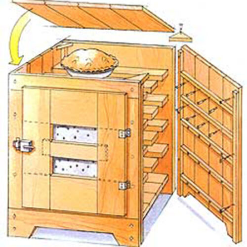 Old-Fashioned Pie Safe Plans – Mother Earth News